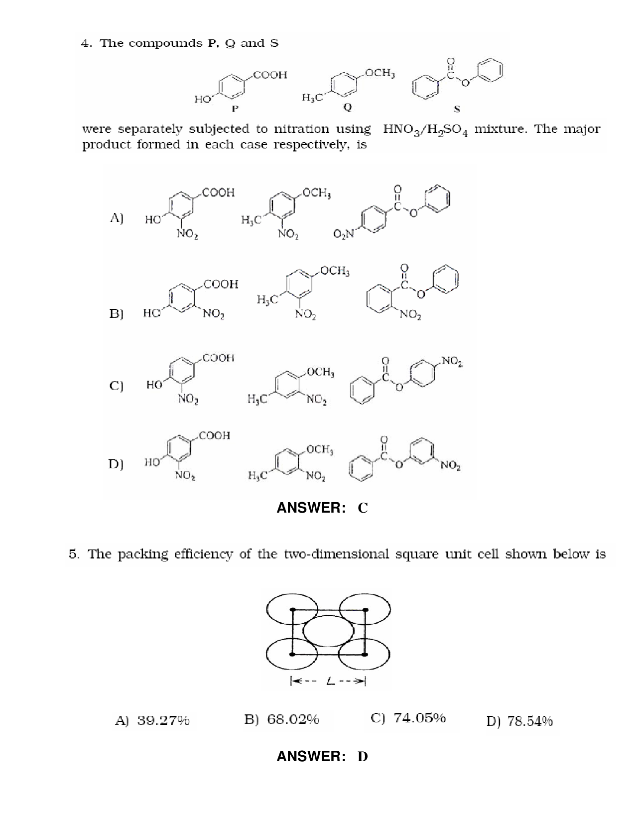 JEE Advance Question paper- 2010 Paper-2 With Answer Key | PW