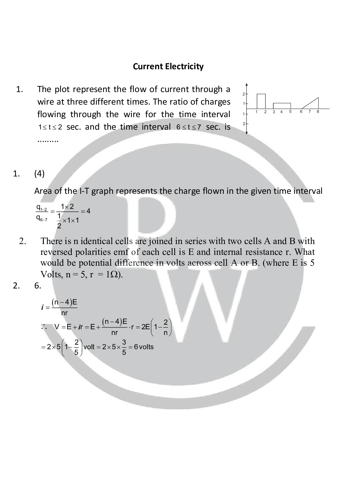Current Electricity for JEE Physics