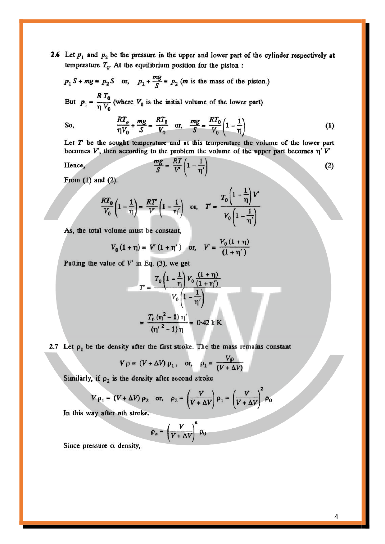 I.E. Irodov Solutions on Equation of The Gas State Processes | PW
