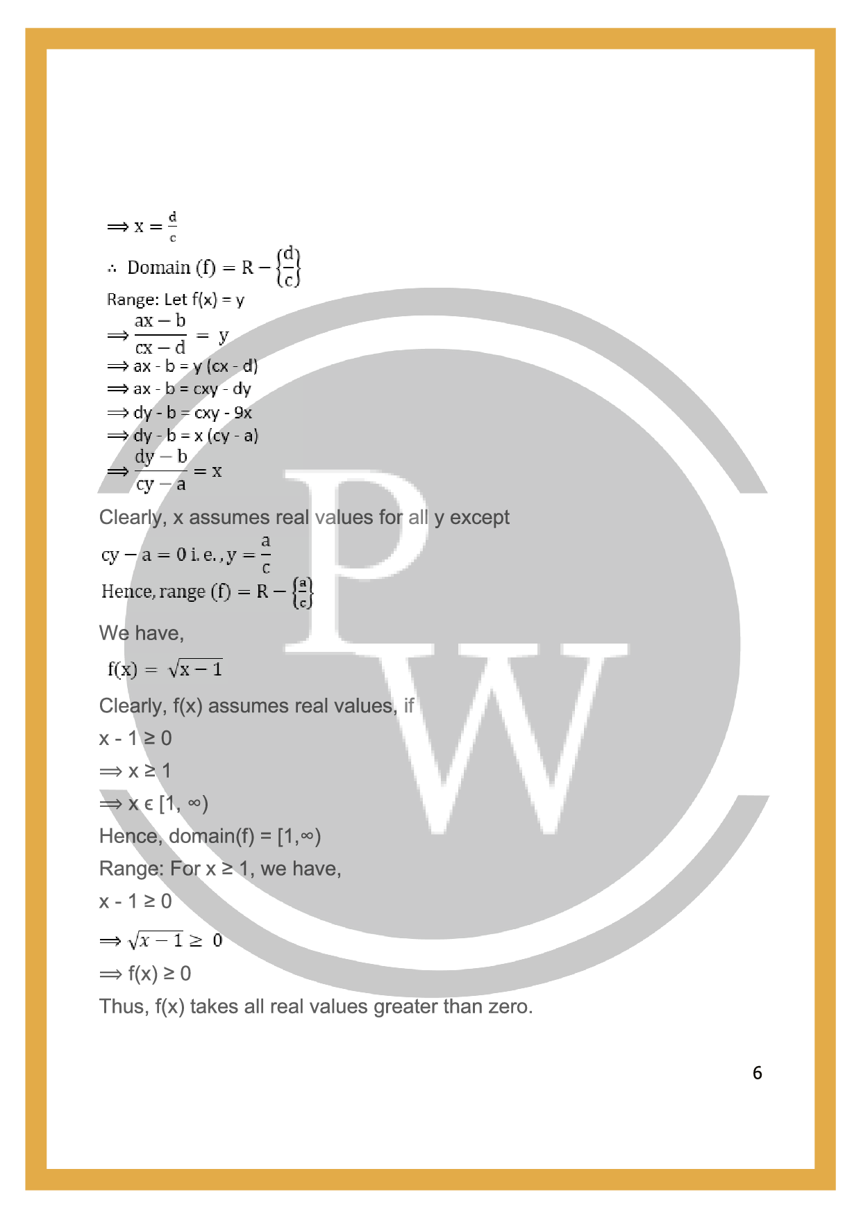 RD Sharma class 11 solutions|Functions Exercise-3C|Physics Wallah
