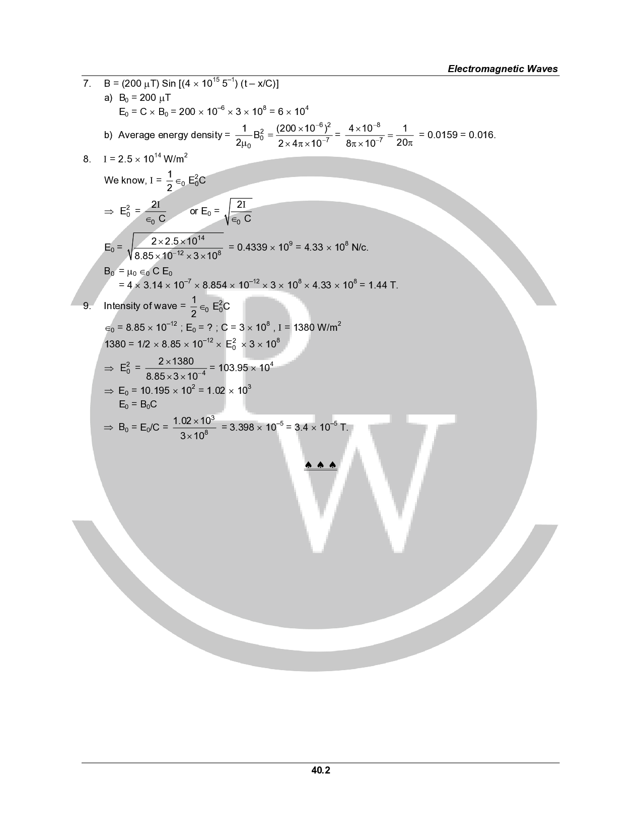 HC Verma Class 12 Physics Part-2 Solutions for Chapter 40 | PW