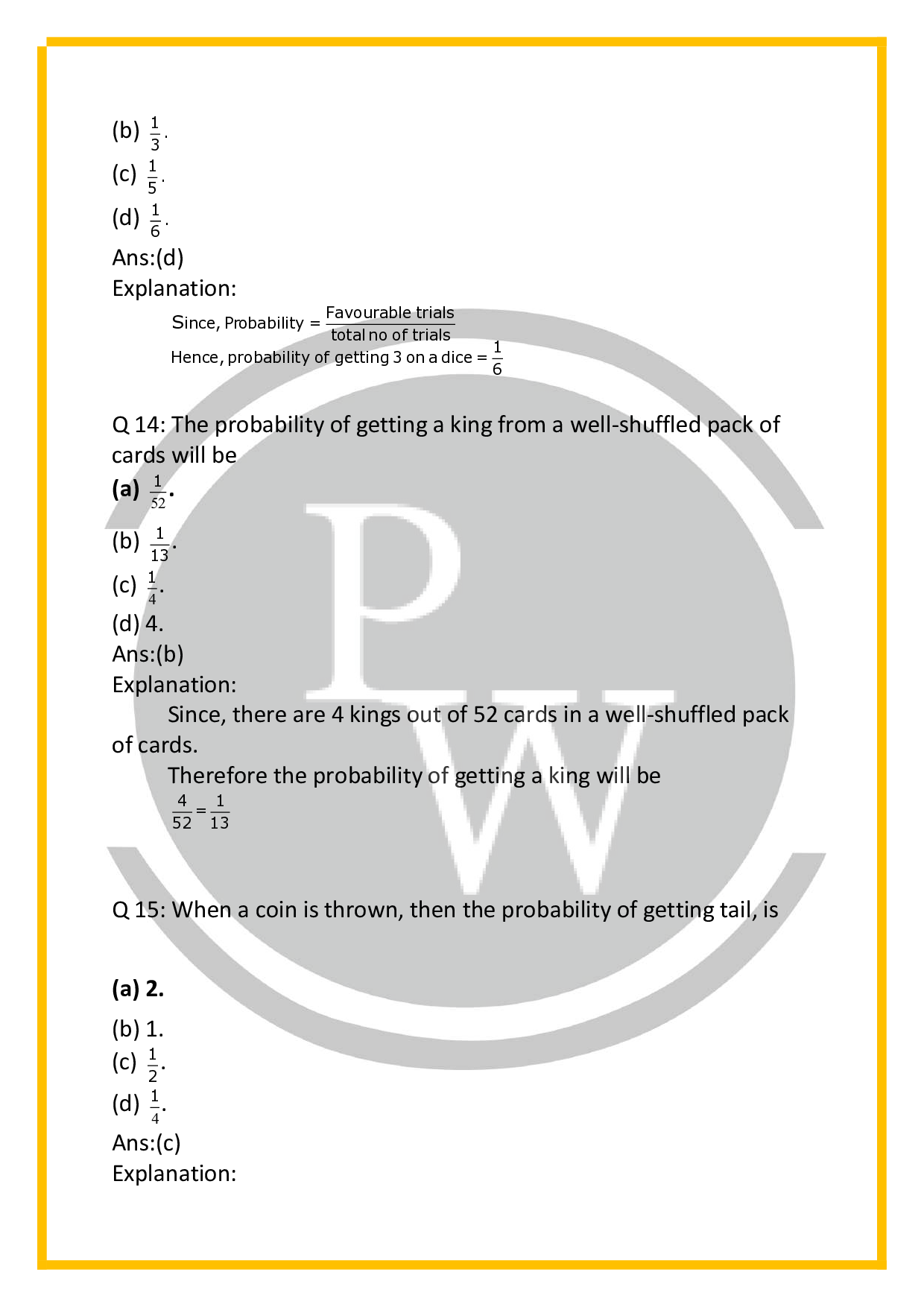 CBSE Class 7 Maths worksheet for Data Handling | PW