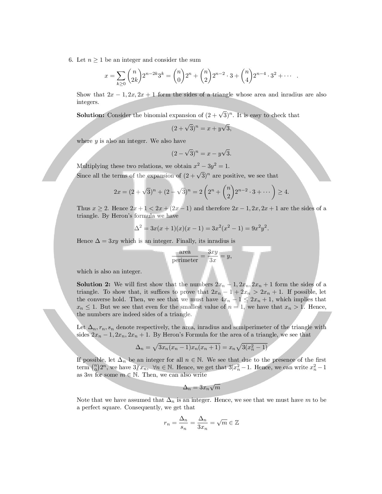 INMO previous year papers-2017 |Physics Wallah