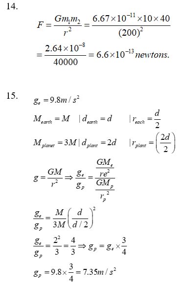 SSC Worksheet for chapter-4 Pull of The Earth class 9 With Solutions