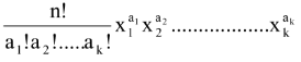 Multinomial Expansion Theorm expansion