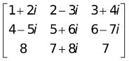 Transposed Conjugate of a Matrix