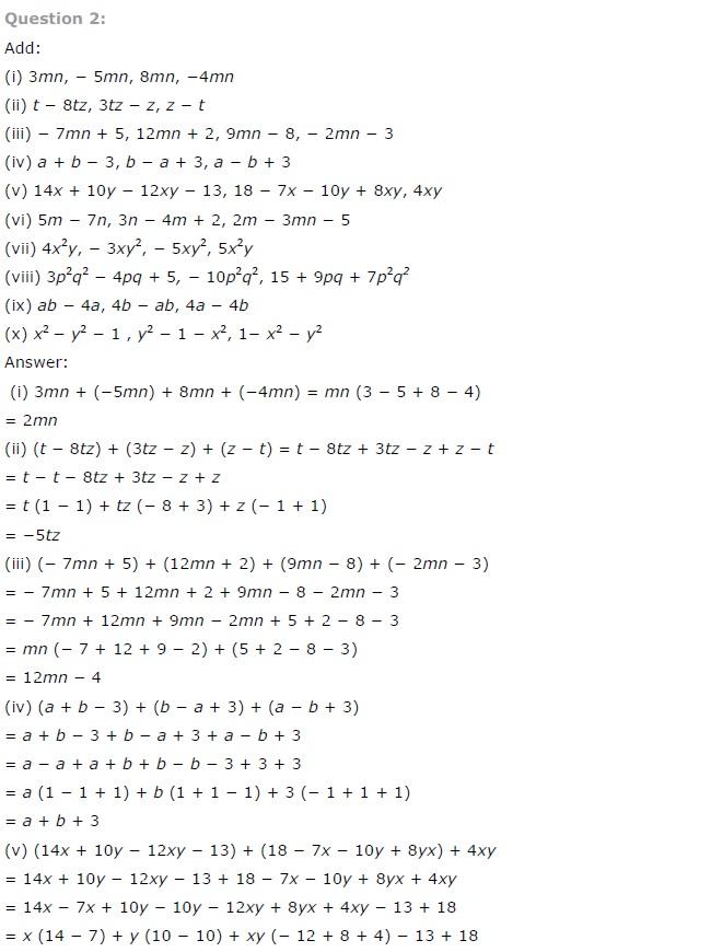 Class 7 Maths Chapter 12 Algebraic Expressions Horizon Learning Class 7 Maths Chapter 12 Algebraic Expressions Horizon Learning
