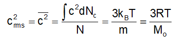 Root mean Square speed Derivation formulas and Examples